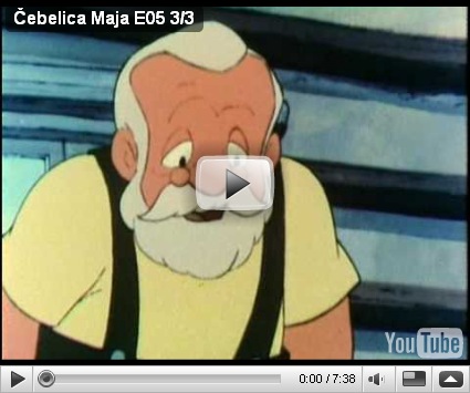 Risanke: Čebelica Maja – Maja in hišna muha